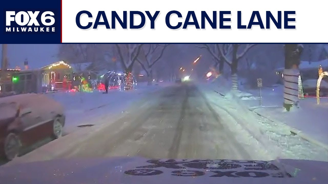 Wisconsin winter storm: Candy Cane Lane cruise | FOX6 News Milwaukee ...