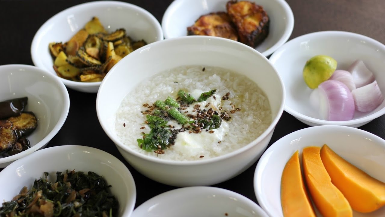 How to prepare Pakhala/ Panta Bhat with Mango Ginger/ Aam Adrak/ Manga ...