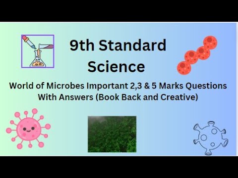 TN 9th Science World of Microbes Important 2,3 & 5 Marks Question With ...