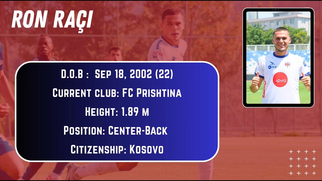 Ron Raçi – Elite Left-Footed CB | 1v1 Beast, Ball-Playing Defender ...