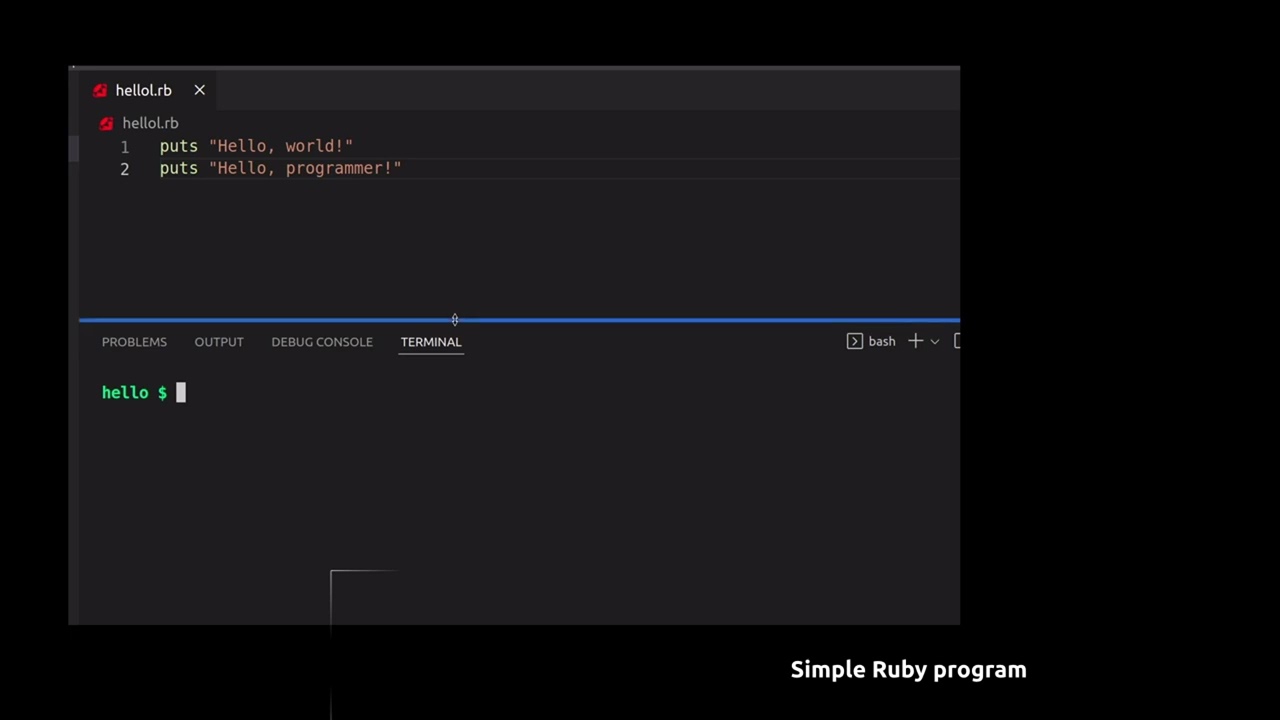 How To Run Ruby Code In 26 Seconds Ruby YouTube How To Run Ruby Code In 26 Seconds Ruby YouTube