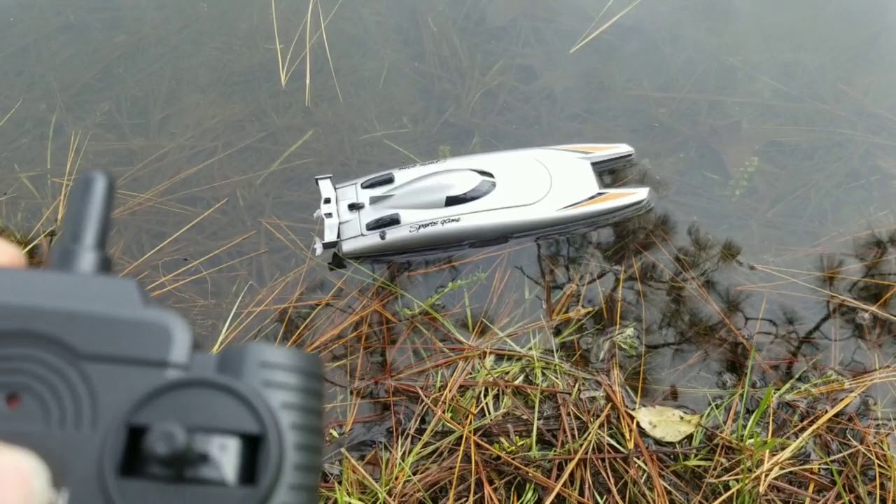 Rc high speed boat test, review - YouTube