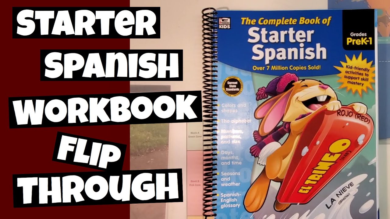 Complete Book of Starter Spanish Pre-K - 1 Flip Through // Homeschool ...