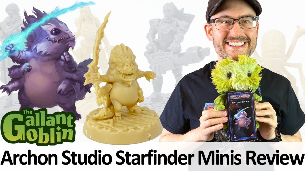 Starfinder Waves 1 & 2 - Archon Studio Unpainted Minis - YouTube