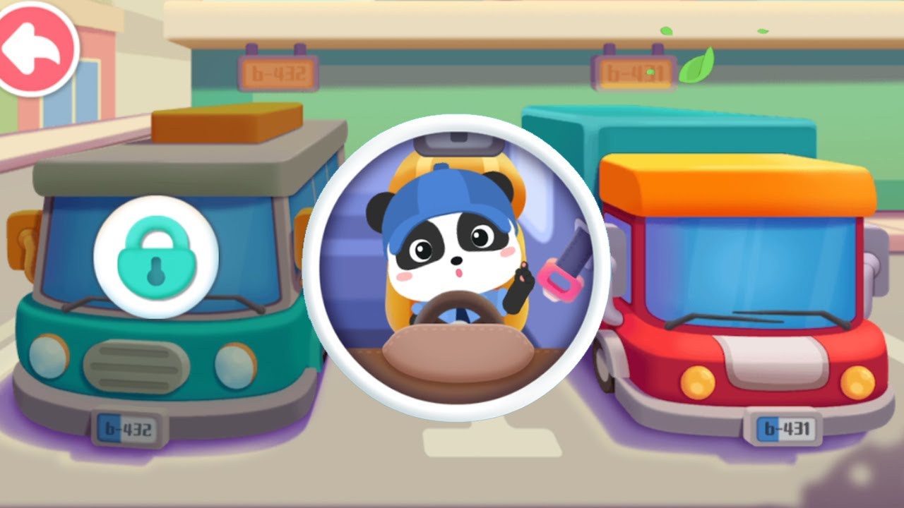 Truck Driver Kiki | Baby Panda Cartoon Game | Babybus | Driver Game for ...