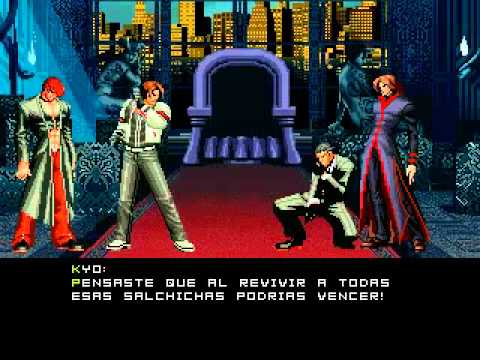 King of Fighters Memorial Boss Fight: Gustav Munchausen + Kyo/Iori ...
