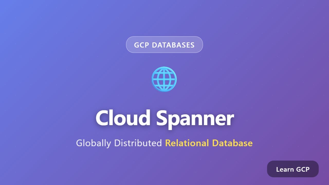 Cloud Spanner: GCP's Globally Distributed Database Explained - YouTube