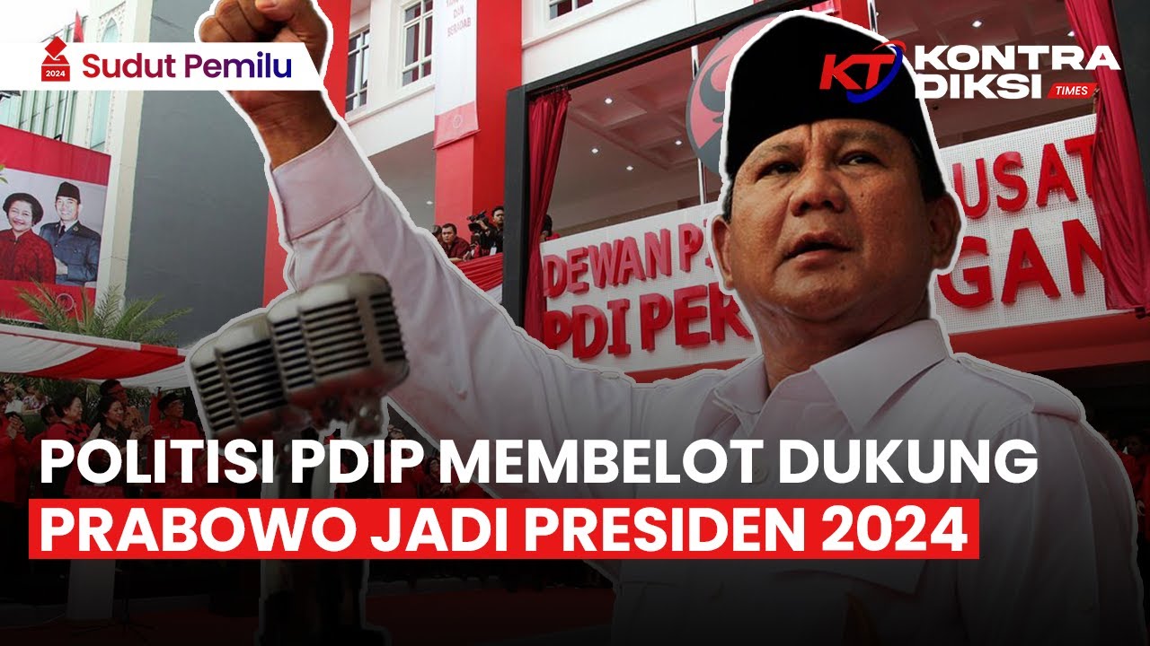 PDI PERJUANGAN BUBAR! ANGGOTA PDIP RAMAI - RAMAI DUKUNG PRABOWO JADI ...