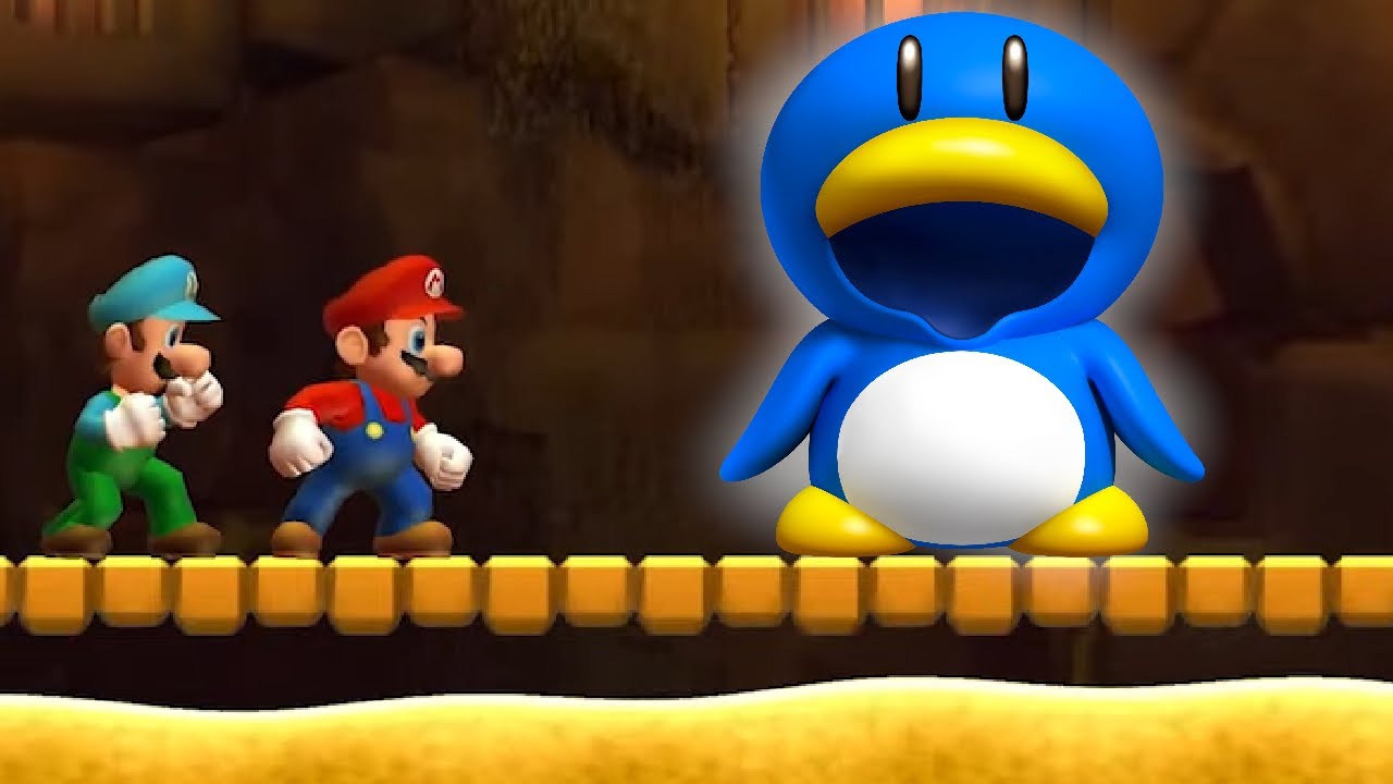 Backwards New Super Mario Bros U Co-op - Walkthrough - #02 - YouTube