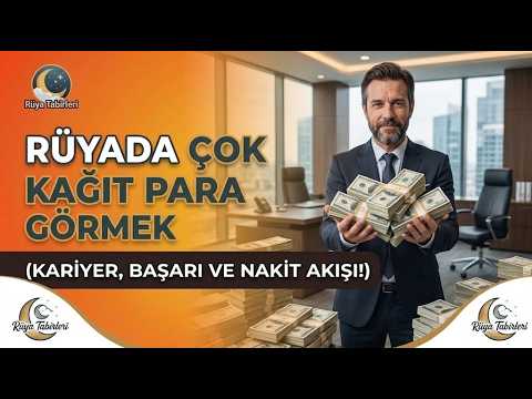 💵 Rüyada Çok Kağıt Para Görmek (Kariyer, Başarı ve Nakit Akışı!)
