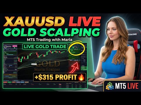 ⚫ END - 🔴 XAUUSD Live Trading | Gold Forex Signals 24/7 – Maria Scalper 🌸
