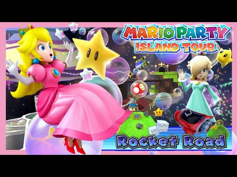 ♡Mario Party: Island Tour - Rocket Road (Peach Gameplay)♡ - YouTube