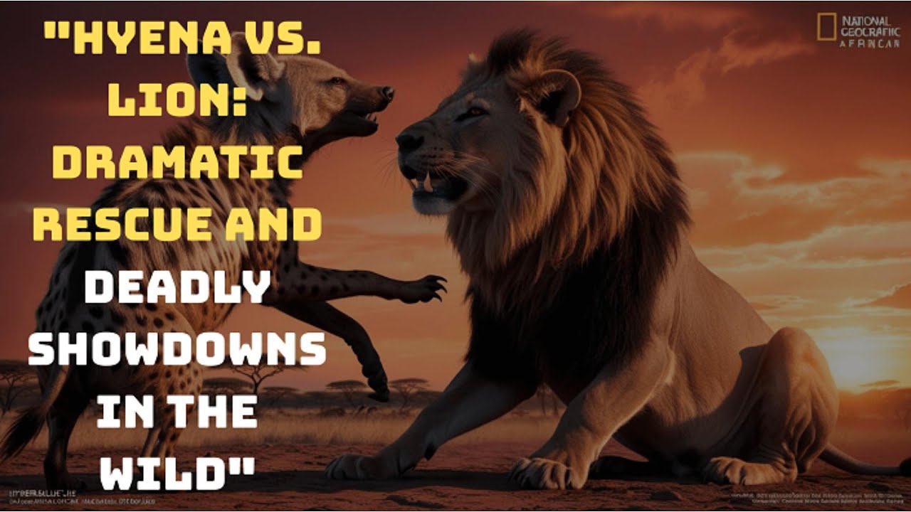 "Hyena vs. Lion: Dramatic Rescue and Deadly Showdowns in the Wild ...
