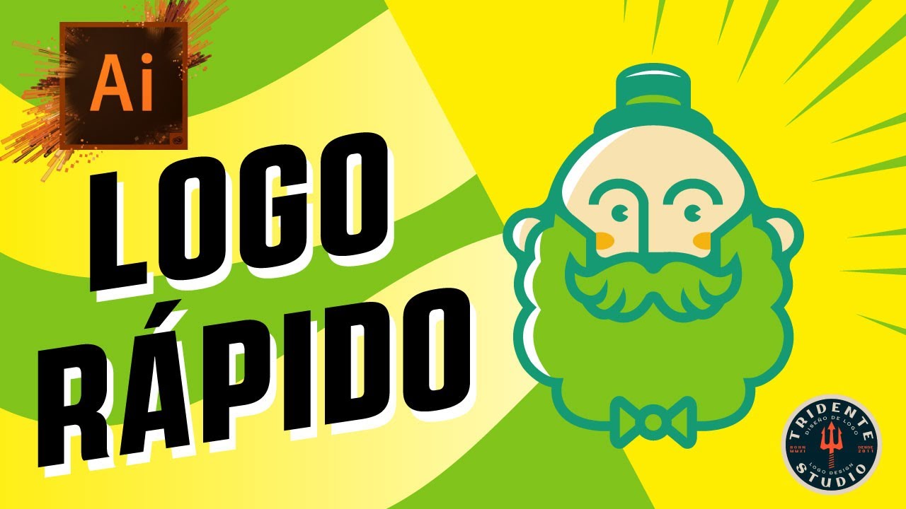 DISEÑO DE LOGO RÁPIDO/ BARBÓN - YouTube
