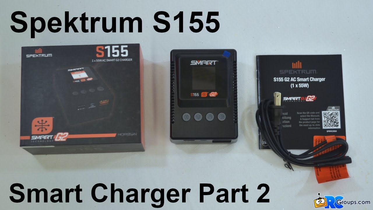 Spektrum S155 Smart Charger Part 2 - Charging Normal Batteries - YouTube
