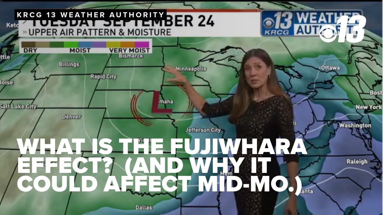 What is the Fujiwhara effect? And why mid-Missouri could see it later ...
