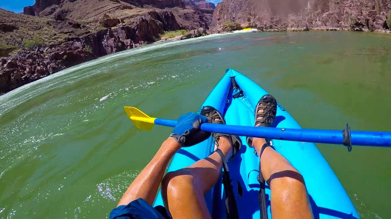 Bedrock Rapid - raft flip - Grand Canyon - YouTube