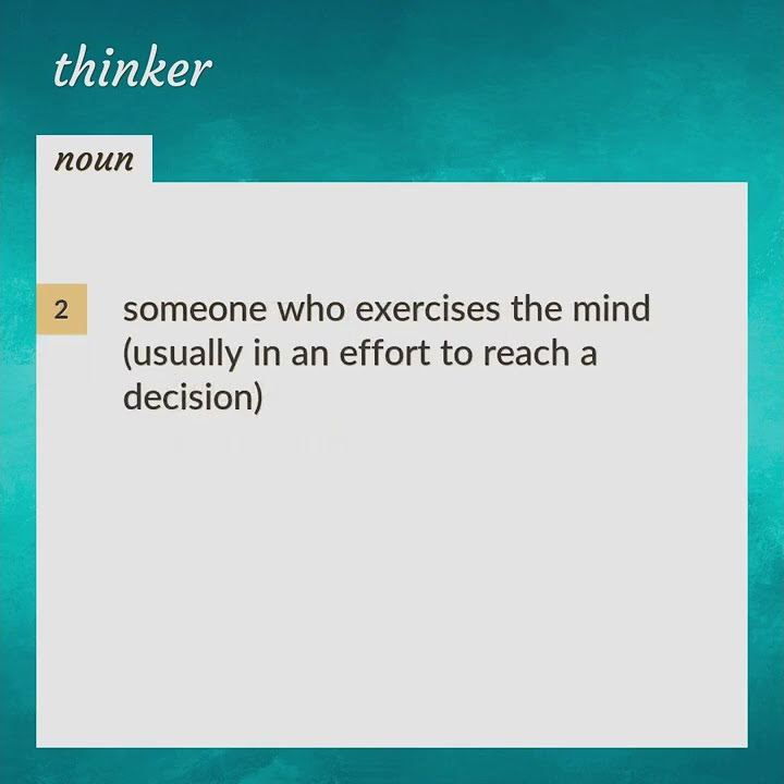 Thinker Meaning Of Thinker YouTube thinker-meaning-of-thinker-youtube