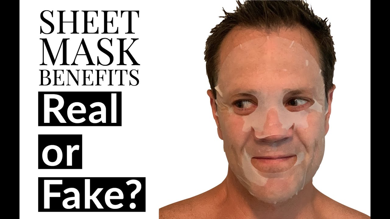 Facial sheet mask: Anti-aging and natural acne treatment or Fake? - YouTube