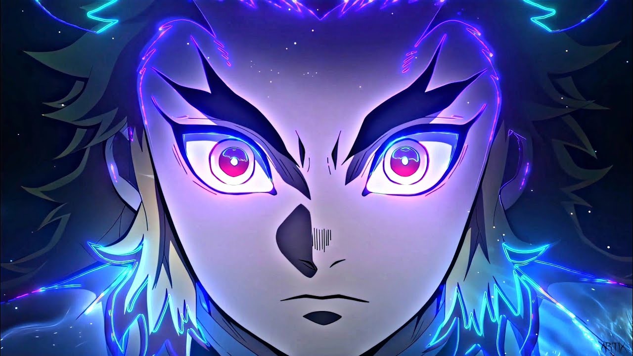 THIS IS 8K ANIME [KNY GLOW] (Demon slayer) - YouTube