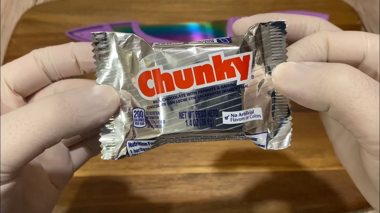 Chunky Candy Bar Gold Wrapper