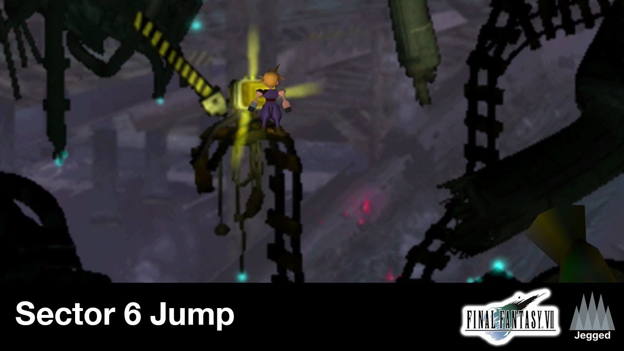 Final Fantasy VII - Plate Section Jump - YouTube