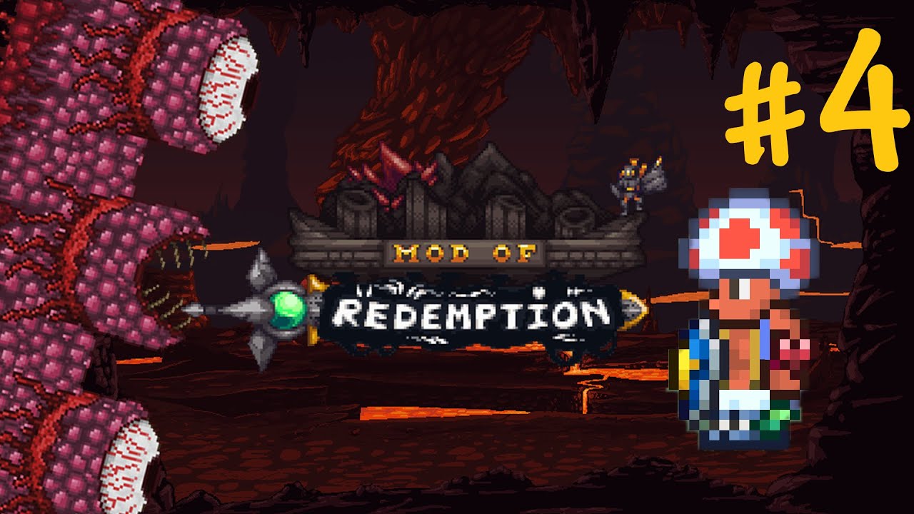The mighty guardian has fallen. | Terraria Mod Of Redemption #4 - YouTube