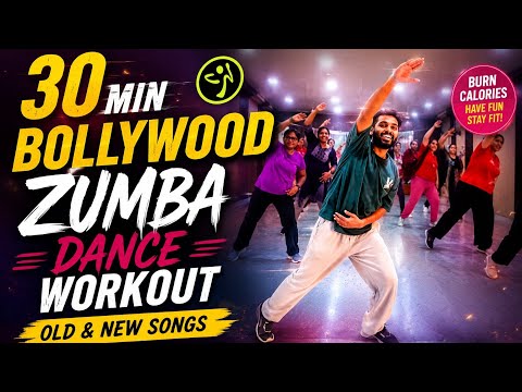 30 Minutes Nonstop l Zumba Dance Workout on Bollywood Songs l For Beginners l Old & New Songs l 