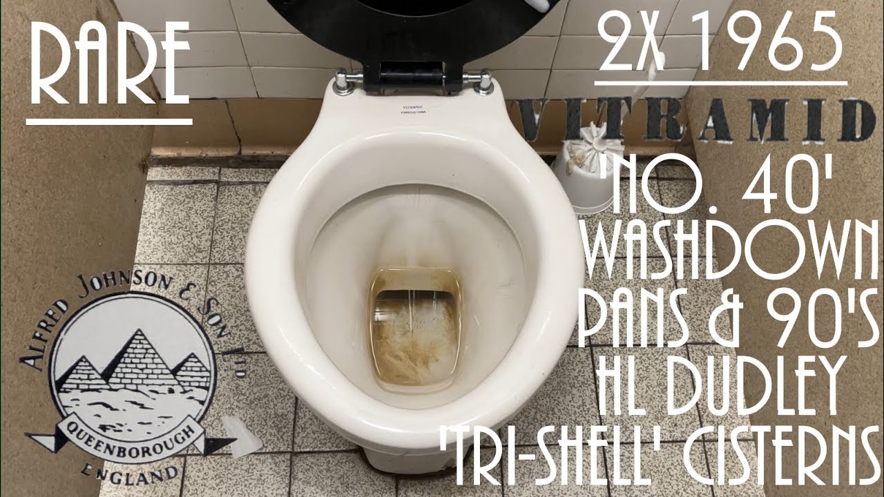 Rare: 2x 1965 Alfred Johnson Vitramid 'Selecta' Washdown Pans w/ HL 90s ...