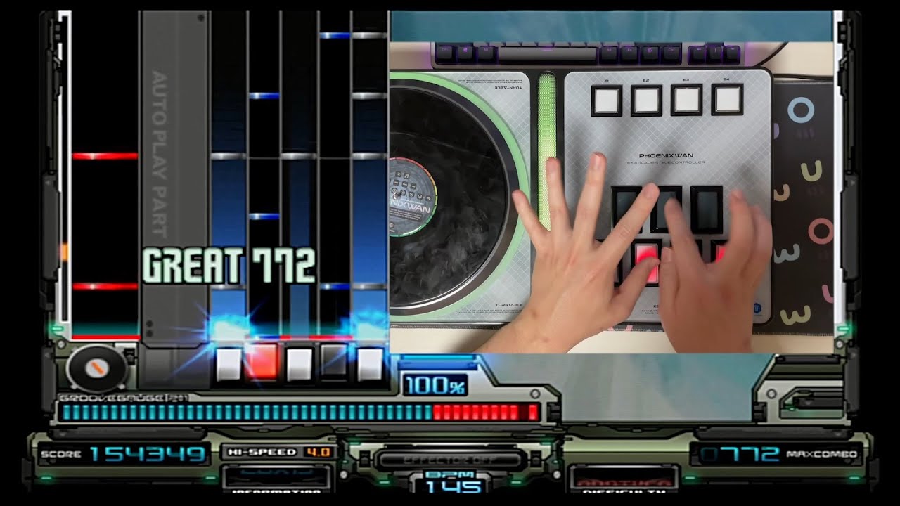 [beatmania] IMPLANTATION (ANOTHER) Full Combo (5KEYS+) - YouTube