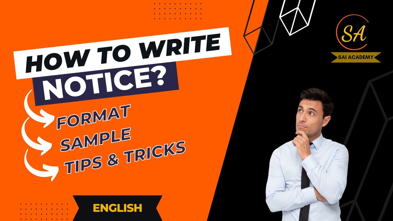 How to Write Notice? | Format + Sample | Tips & Tricks | Writing Skills ...