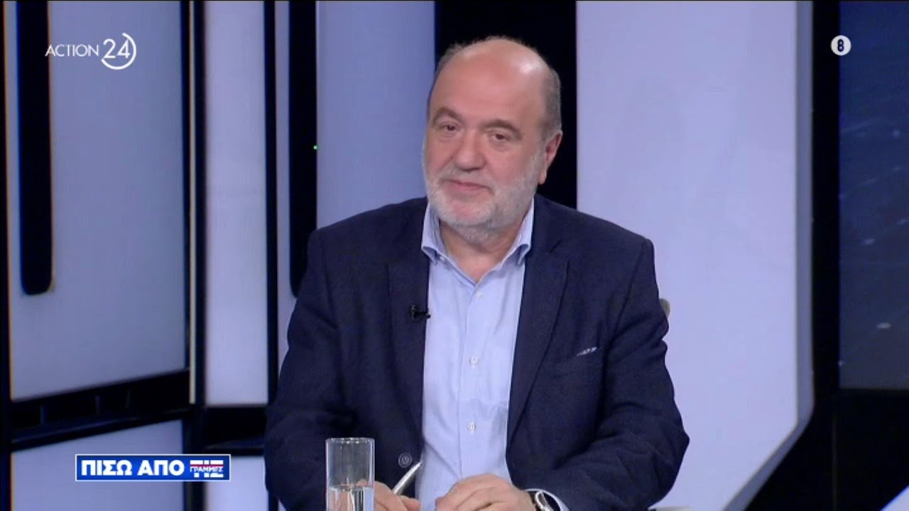 O Τρύφων Αλεξιάδης στην εκπομπή "Πίσω από τις γραμμές" στο ACTION 24 ...