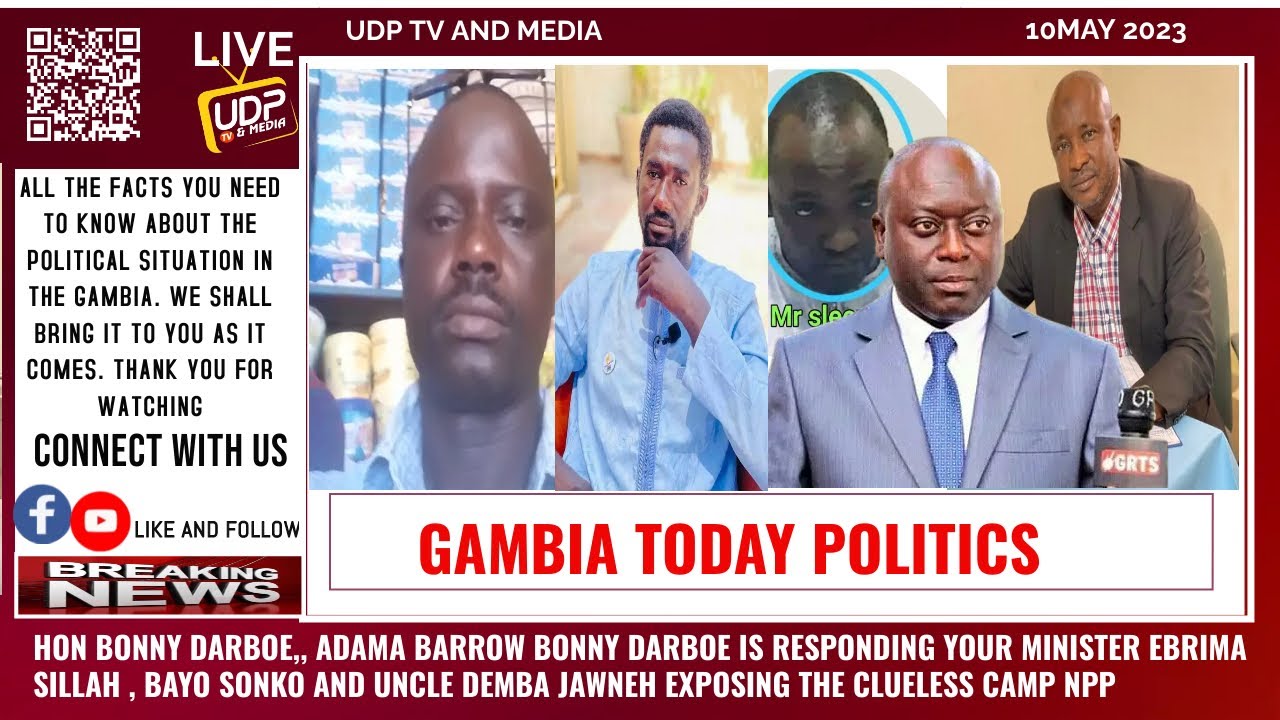 HON BONNY DARBOE RESPONDING TO EBRIMA SILLAH , BAYO SONKO AND UNCLE DEMBA JAWNEH EXPOSING NPP ...