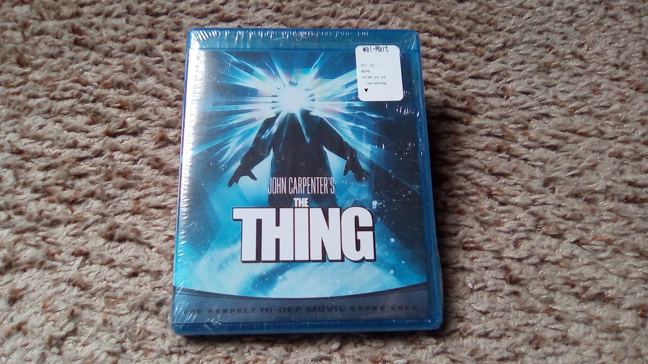 The Thing Blu Ray Unboxing - YouTube