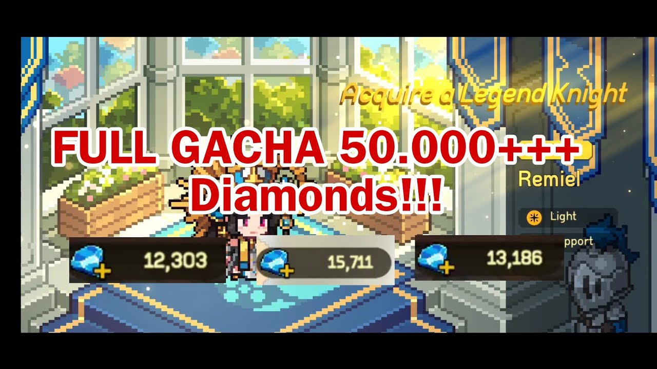 FULL GACHA 50.000+++ DIAMONDS! Summon for Remiel and TANK! Unknown ...