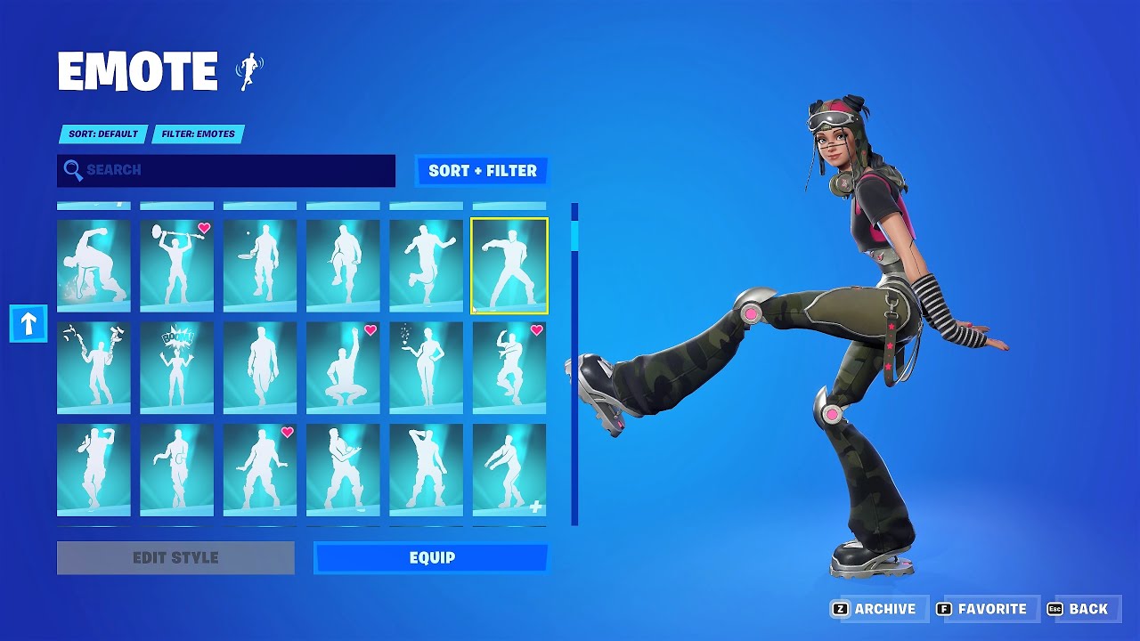 ALL FORTNITE ICON SERIES AND [NEW] TIKTOK EMOTES - YouTube