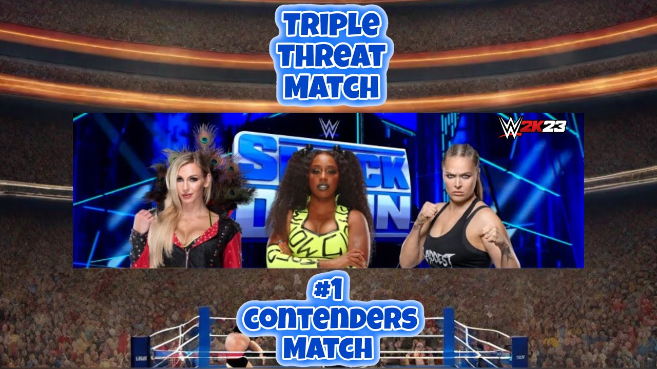 Smackdown Women's Title No 1 Contenders Match: Charlotte Flair vs Naomi ...