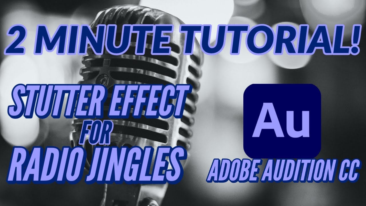 Simple Stutter Effect for a Radio Jingle! 2 Minute Tutorial - YouTube