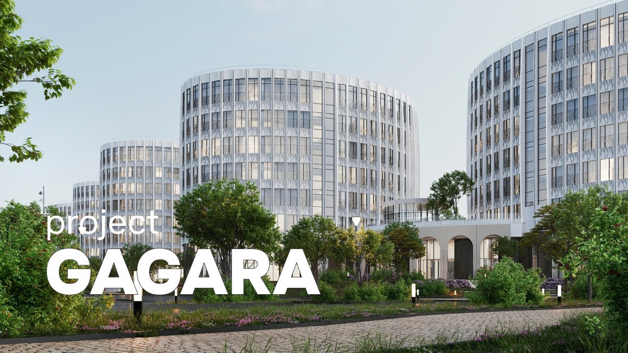 Проект жилого комплекса GAGARA в г. Иркутск. Rezeda Studio - YouTube