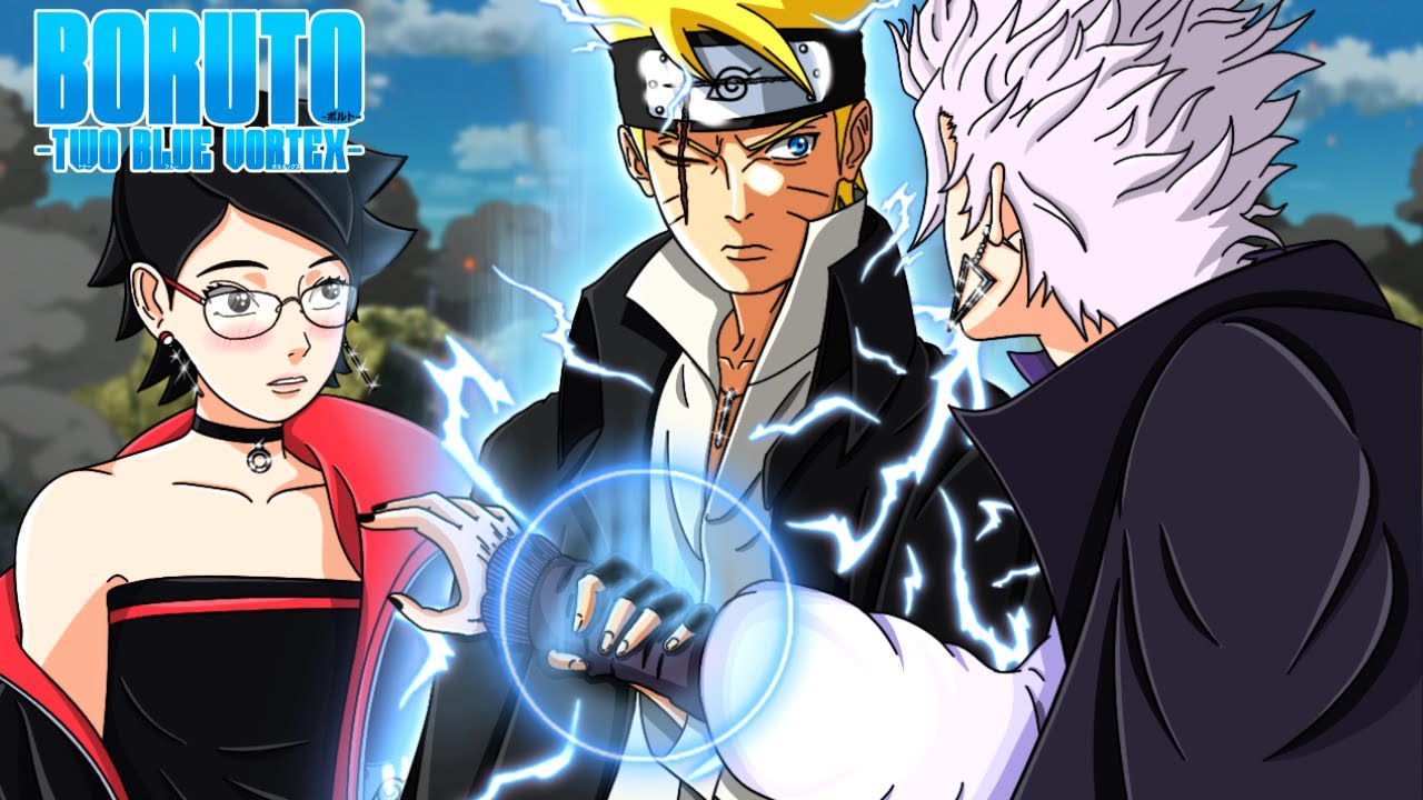 BORUTO ADULTE SAUVE SARADA DANS BORUTO TWO BLUE VORTEX ! SHIKAMARU ...