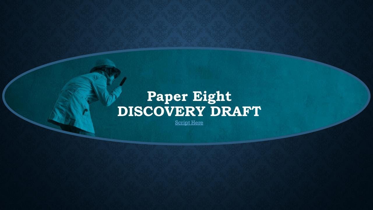 Introduction to Discovery Draft - YouTube