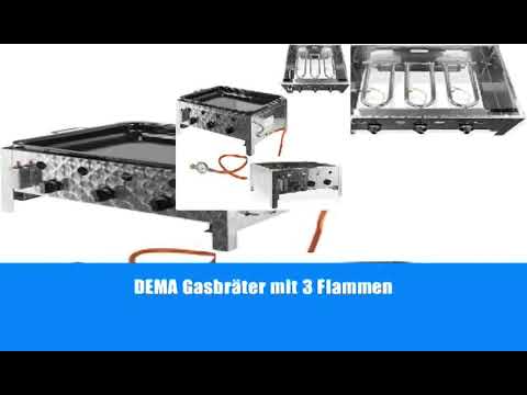 DEMA Gasbräter mit 3 Flammen