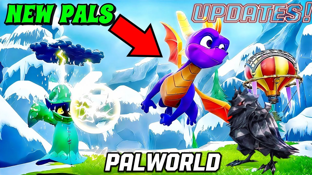 NEW PALS IN PALWORLD || NEW UPDATES 😲 IN PALWORLD || PALWORLD - YouTube