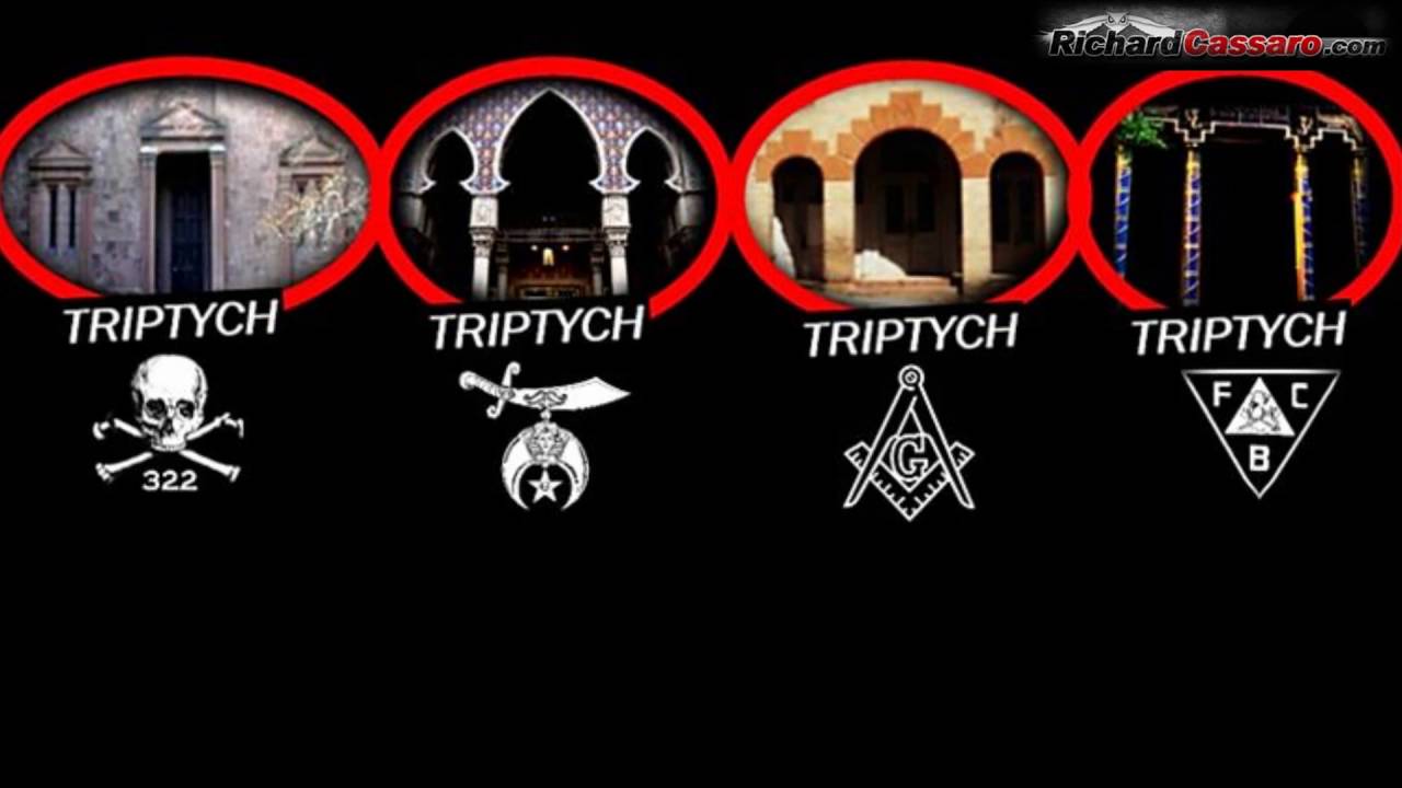 Triptych Temples - Pyramids Three Doors in Mexico, Egypt, Indonesia ...