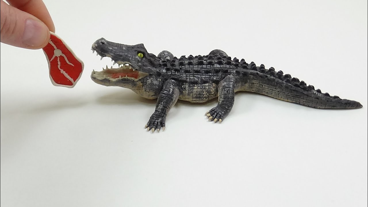 Making CROCODILE With Clay - YouTube
