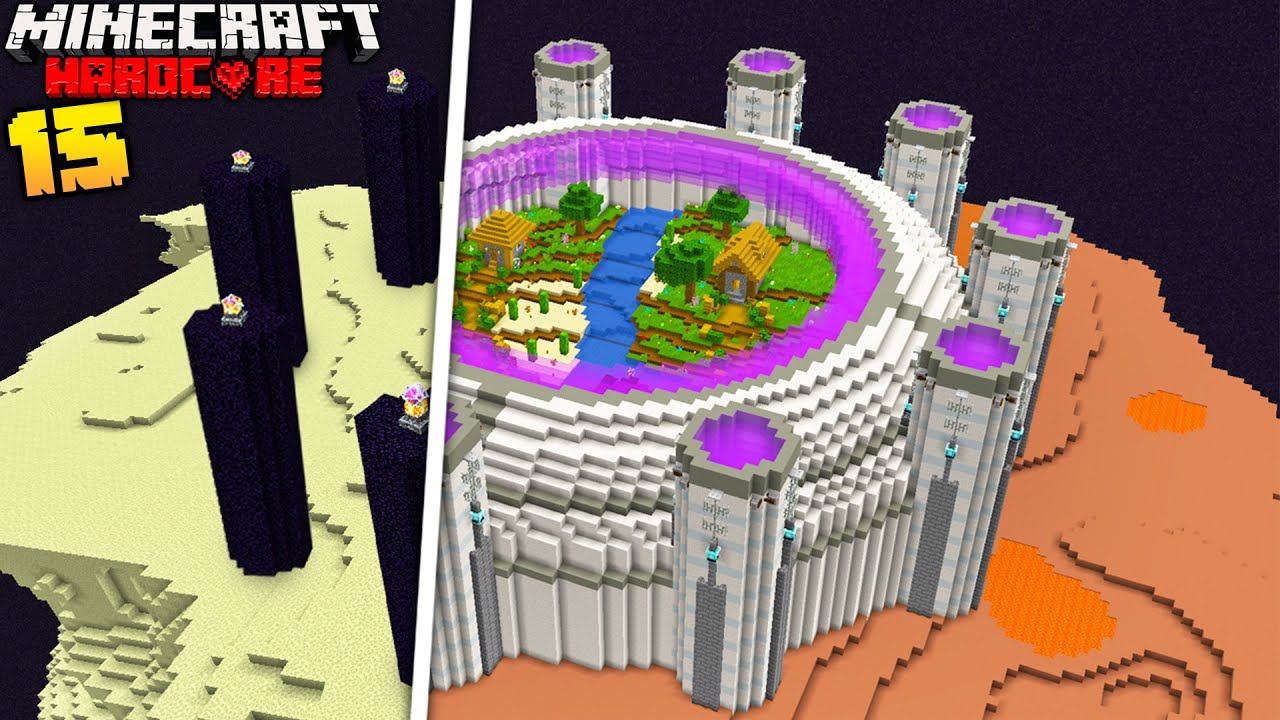 I Recreated the ENTIRE END in Minecraft Hardcore - YouTube