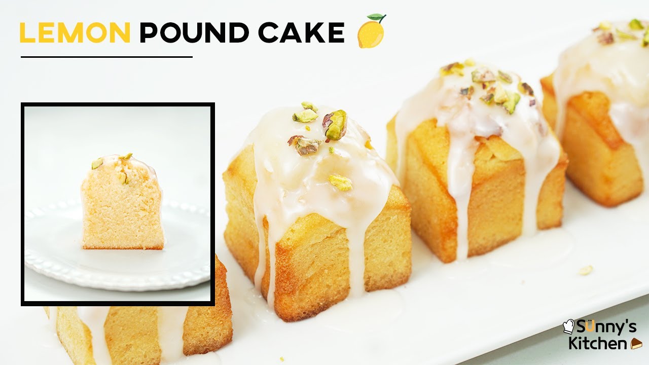 ้How to make Delicious Lemon Pound cake/ Korean style Lemon Cube cake ...