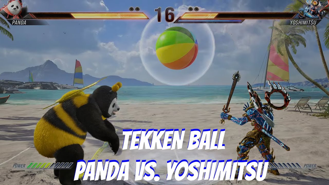 Tekken 8 Ball Mode Panda vs. Yoshimitsu || pre-release version - YouTube