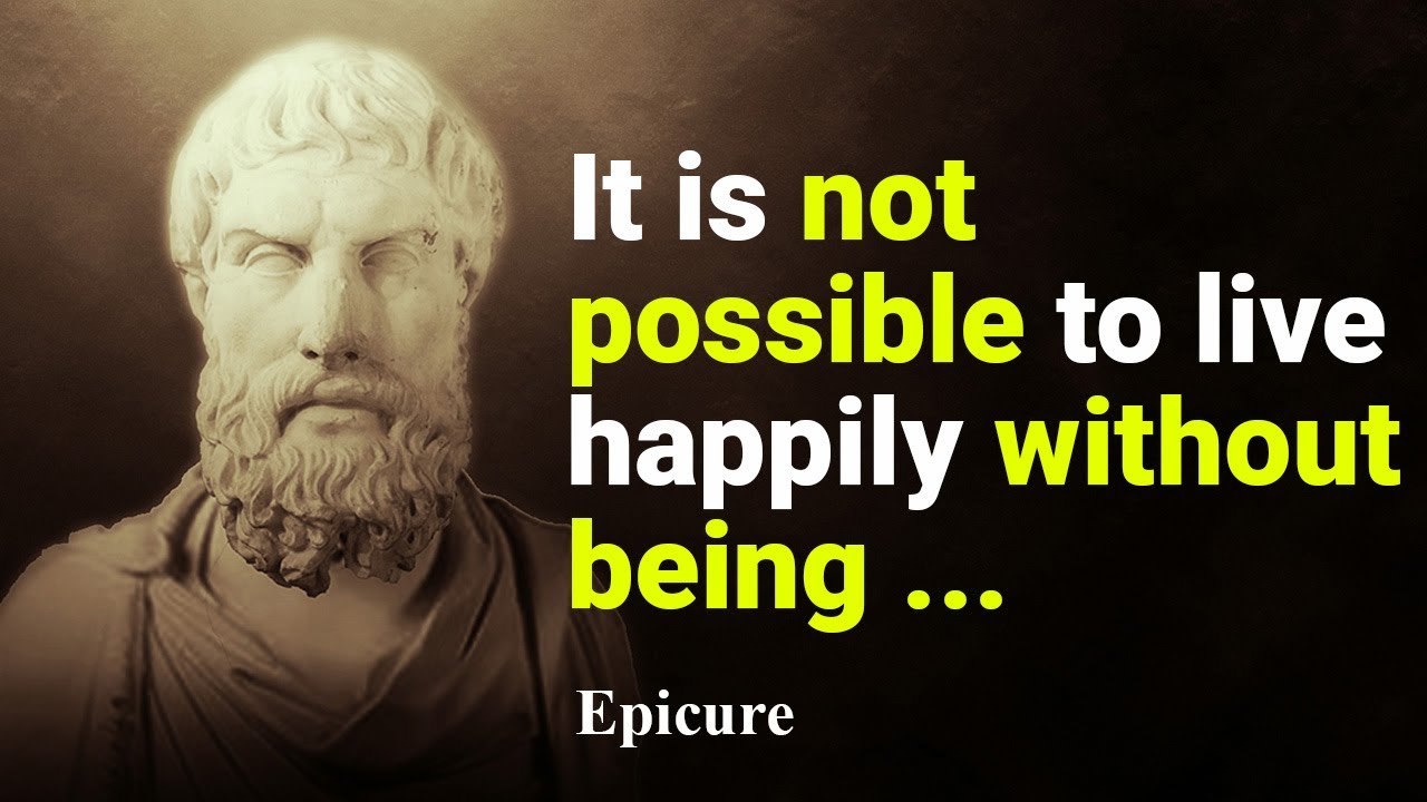 Epicurus: his most beautiful quotes on the happy life. - YouTube