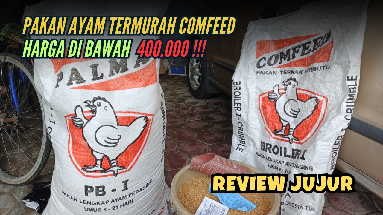 REVIEW JUJUR PAKAN AYAM MURAH JAPFA COMFEED BR 1, HARGA DI BAWAH 400. ...